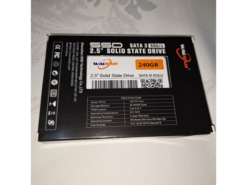 240g ssd Walram nov neotpakovan