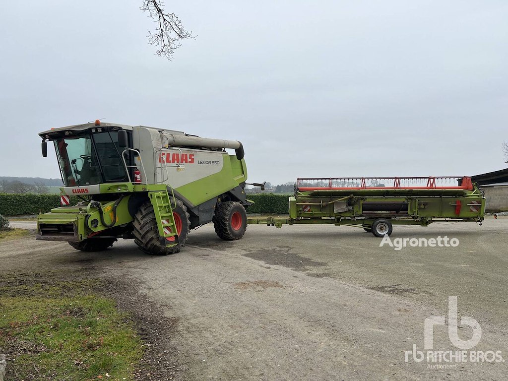 Prodaje se Claas LEXION 550 kombajn za žito na aukciji