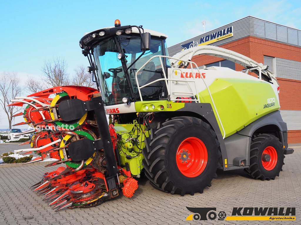 Claas Jaguar 870 4WD + Kemper 360 Plus krmni kombajn