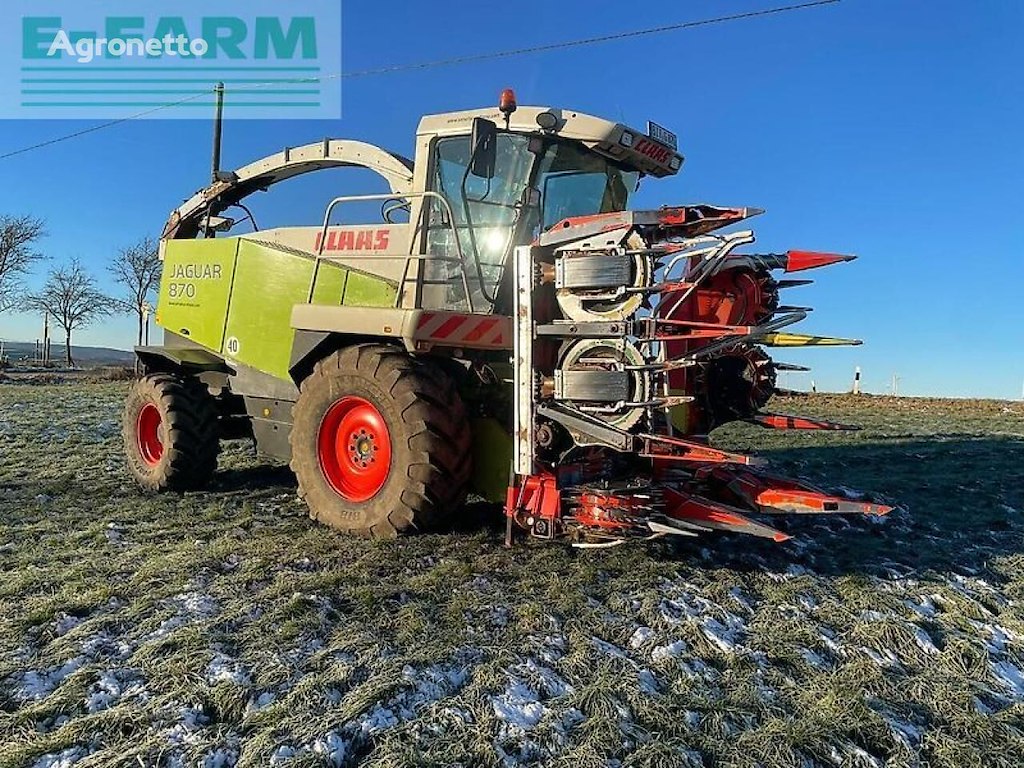 Claas jaguar 870 speedstar + kemper 360 plus + pick-up top! krmni kombajn