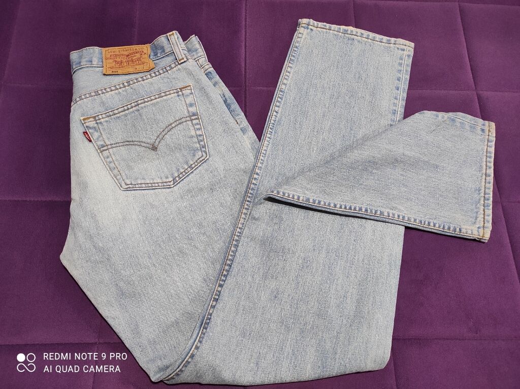 Levis 501 velicina 34-36 Duzina 116 Unutrasnji deo nogavice 88