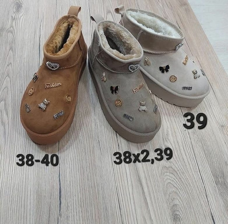 Ugg mini čizme, bоја - Crna, 40