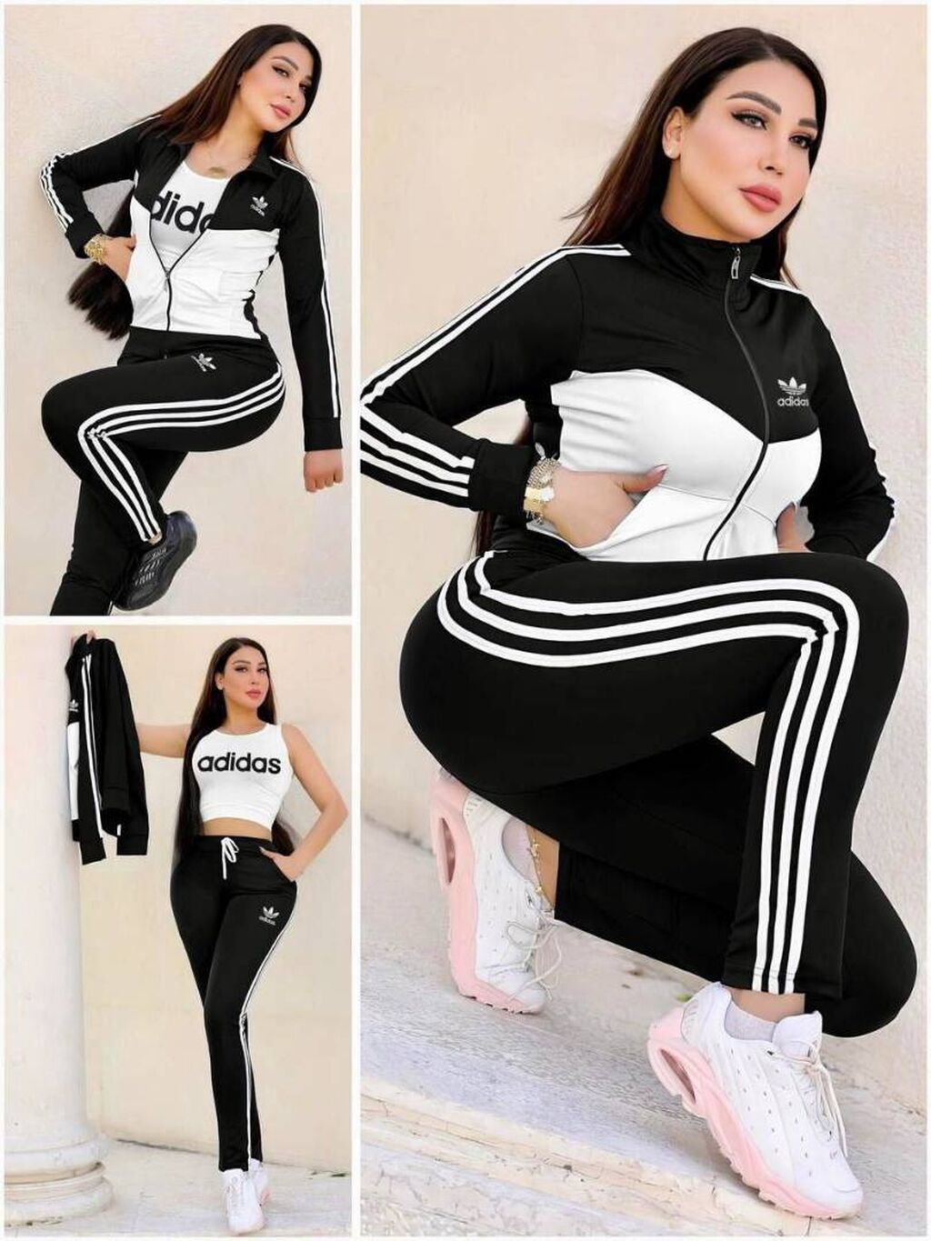 Adidas ženska trenerka Novo Mokra likra Veličine m l xl 2xl Bez