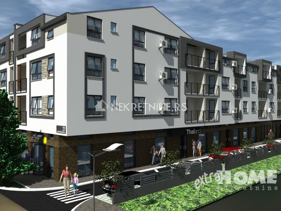 Batajnica-CENTAR, 2.0s, 43,82m2,, bez provizije, NOV,