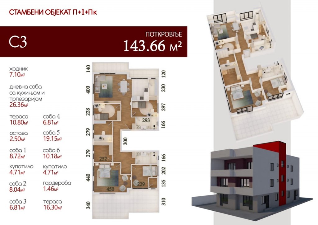 VETERNIK - VETERNIK - 143. 66 m2