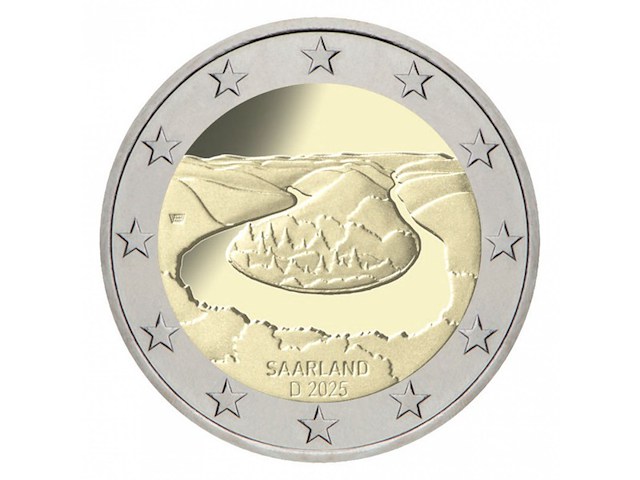 NEMACKA 2 euro 2025. UNC SAARLAND