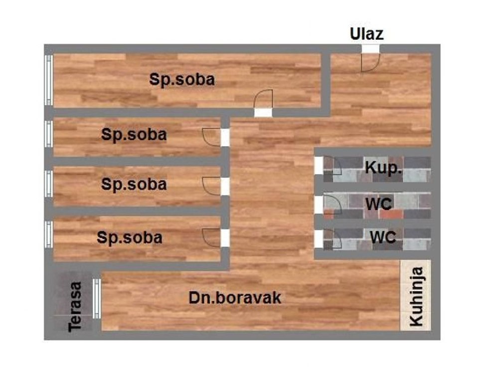 Penthouse u izgradnji - Trandžament