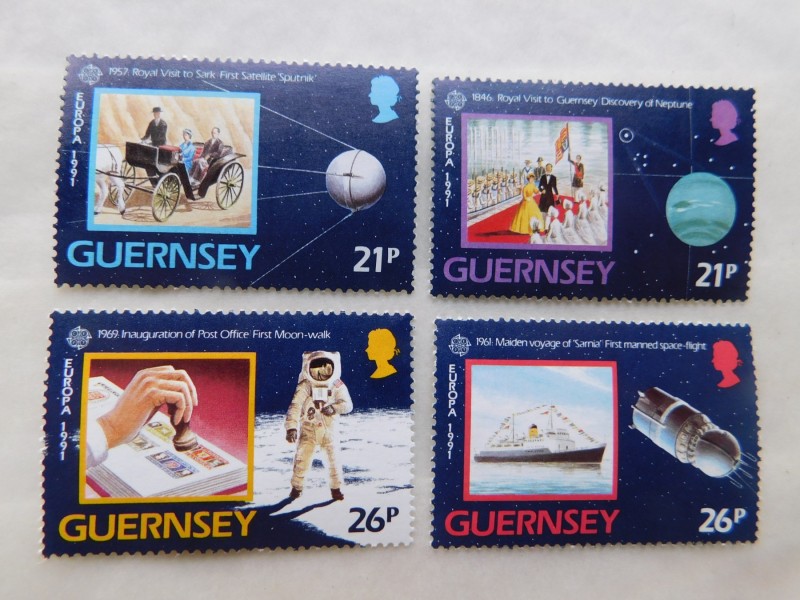 GUERNSEY EUROPA 1991 KOMPLET ČISTA SERIJA