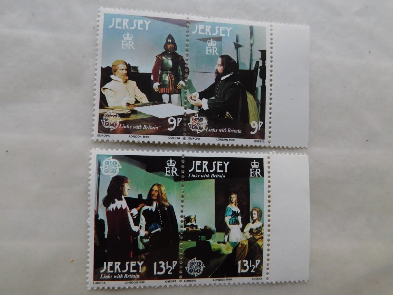 JERSEY EUROPA 1980 KOMPLET ČISTA SERIJA