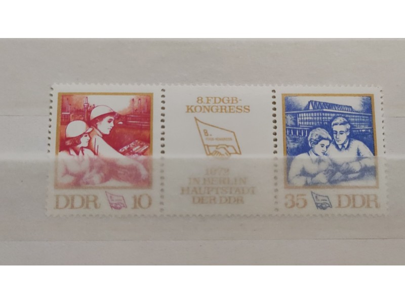 DDR 1972 KOMPLET MNH SA VINJETOM