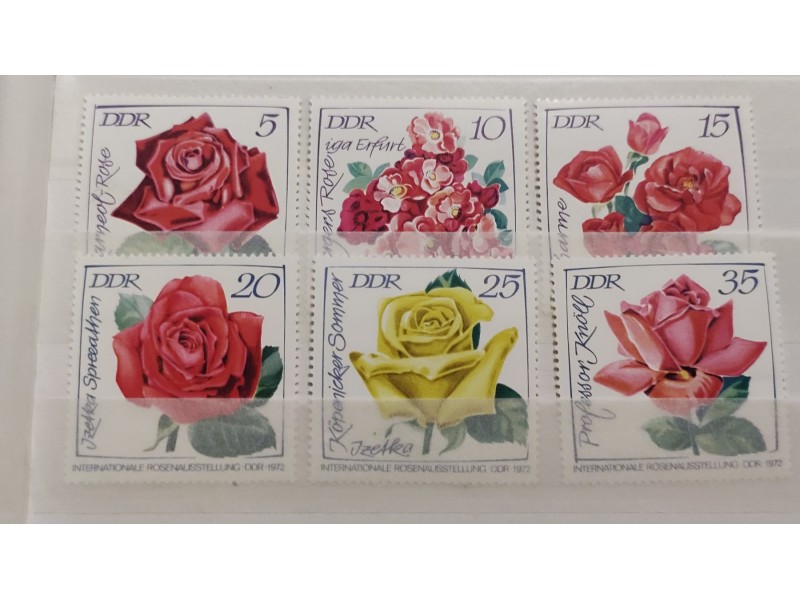 DDR 1972 KOMPLET MNH