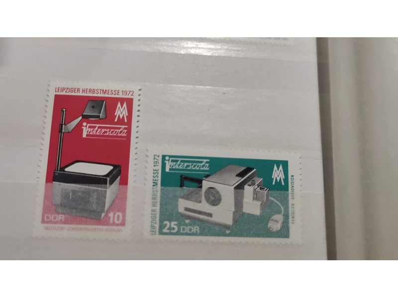 DDR 1972 KOMPLET MNH