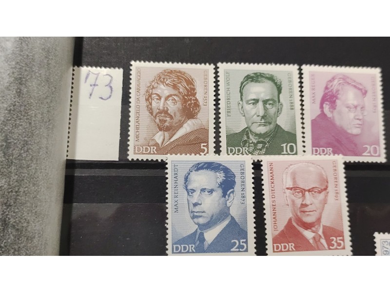 DDR 1973 KOMPLET MNH