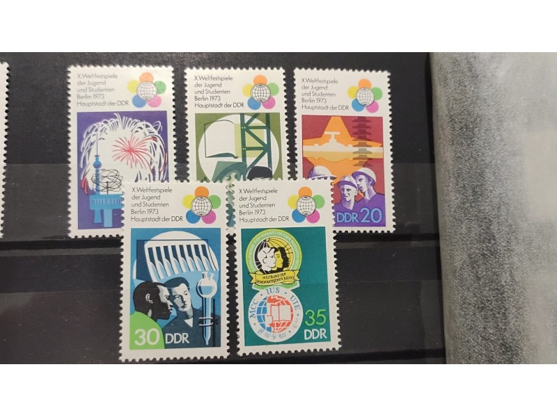 DDR 1973 KOMPLET MNH