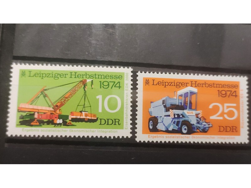 DDR 1974 KOMPLET MNH