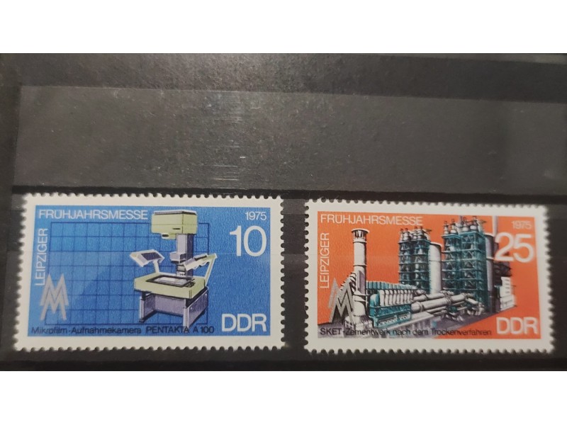 DDR 1975 KOMPLET MNH