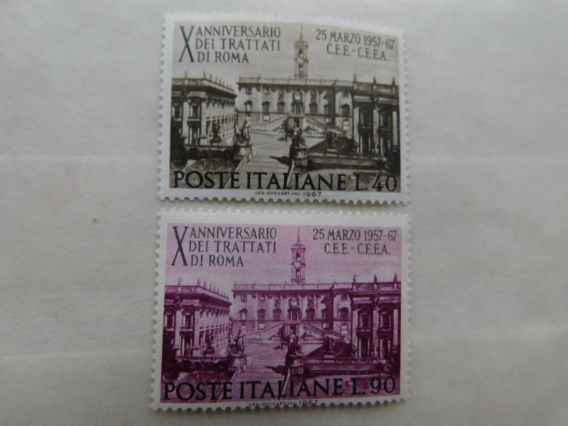 ITALIJA 1967 KOMPLET ČISTA SERIJA