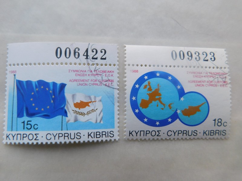 CYPRUS 1988 KOMPLET SERIJA