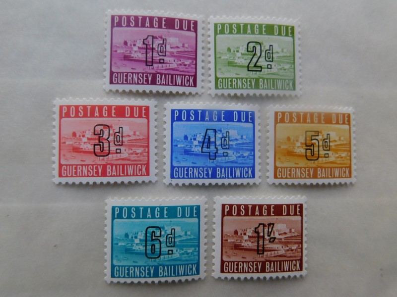 GUERNSEY POSTAGE DUE 1969 KOMPLET ČISTA SERIJA