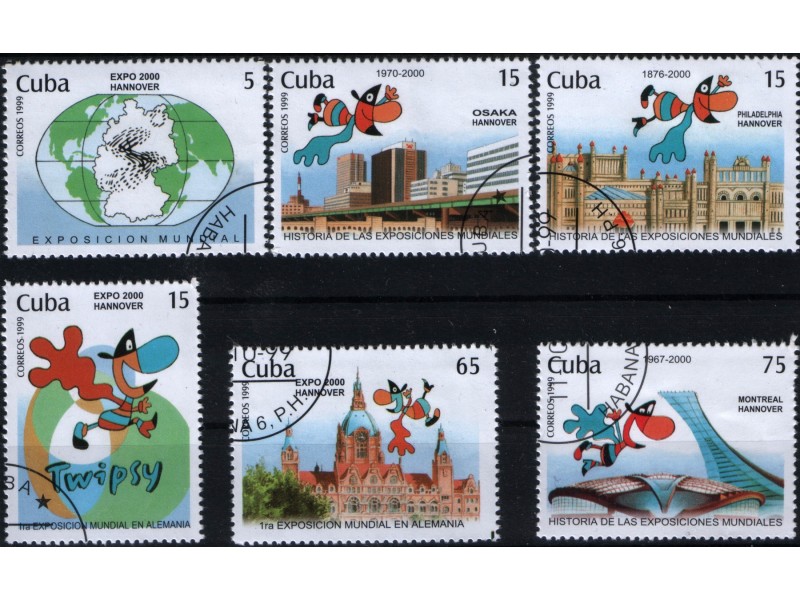 kt656l 01.okt1999 CubaC Mi4232-7(-o-)