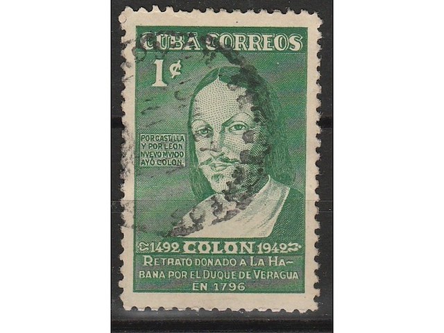 Cuba - 1944 - 450th anniv. of the discovery of America