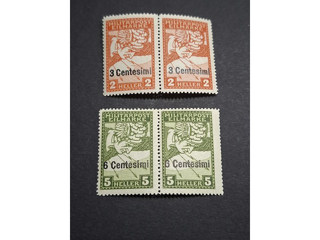 Italija - okupacija Austrije 1918 ** kompl. ser u paru