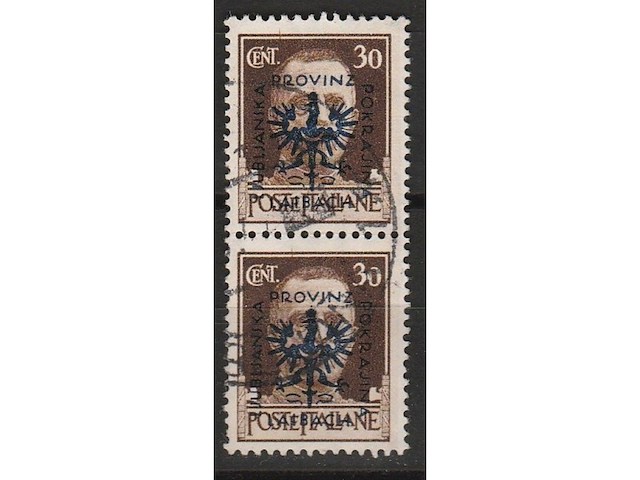 Italian Overprints - Provinz Laibach, Ljubljana - 1944