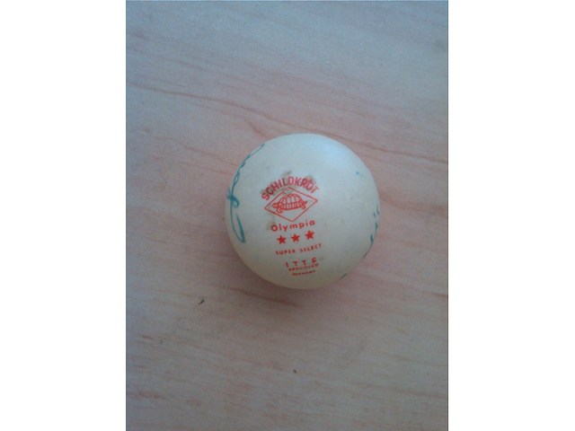 Pingpong loptica potpis-Dragutin Surbek,Antun Stipancic