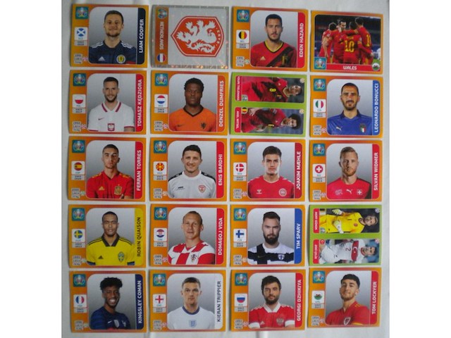 (Sl) Euro 2020 Tornament Edition 20 sličica