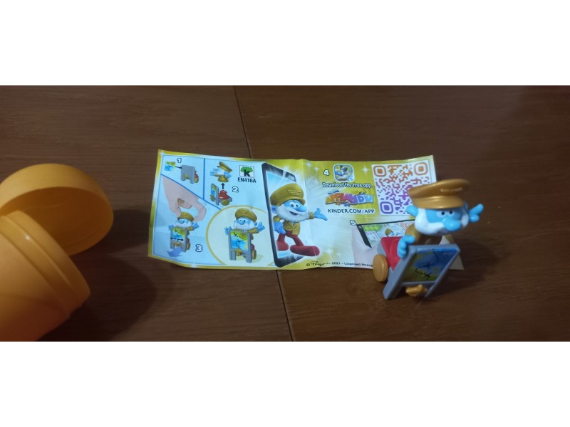 Kinder The Smurfs 2021 EN416