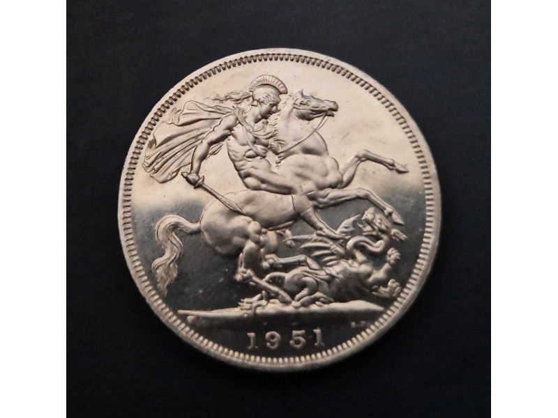 5 Shillings 1951 - George VI Festival of Britain