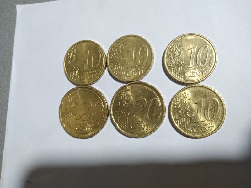 euro lot--austrija i nemacka 80 euro centi