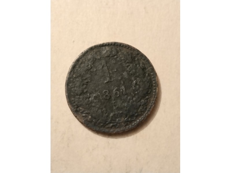 1 krajcar 1861 austrija