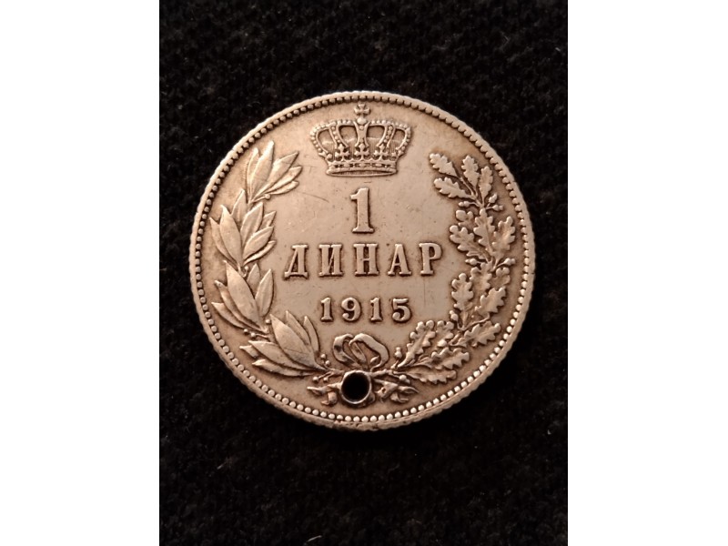 srebro 1 dinar 1915 srbija