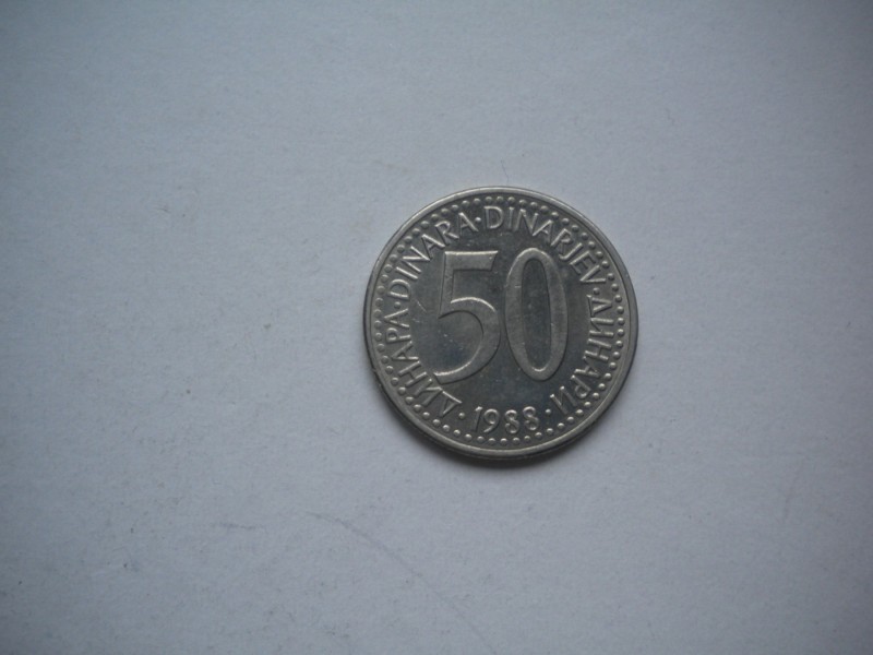 50 DINARA 1988 - SFRJ