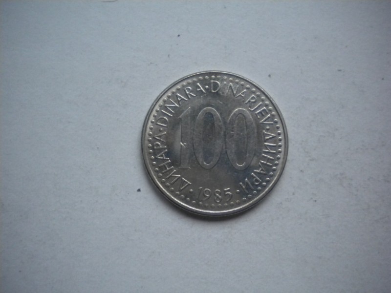 100 DINARA 1985 - SFRJ