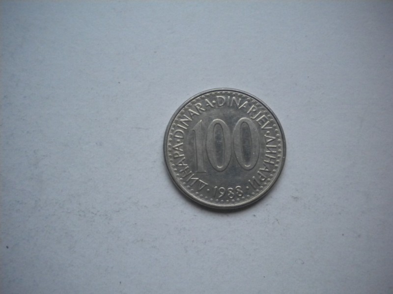 100 DINARA 1987 - SFRJ