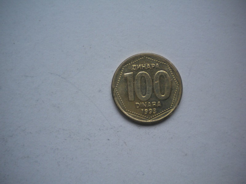 100 DINARA 1993 - SFRJ