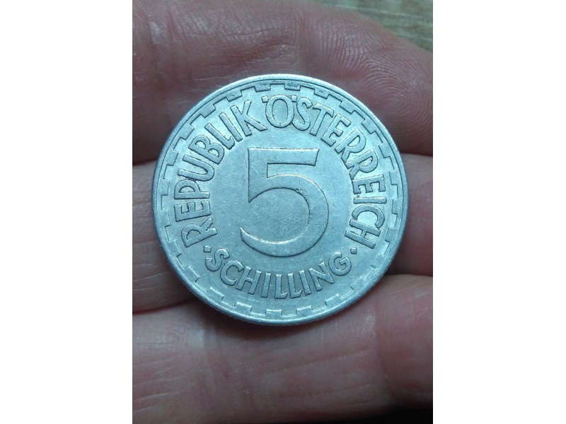 KO 258 - Austrija - 5 šilinga 1952 - VF / F -