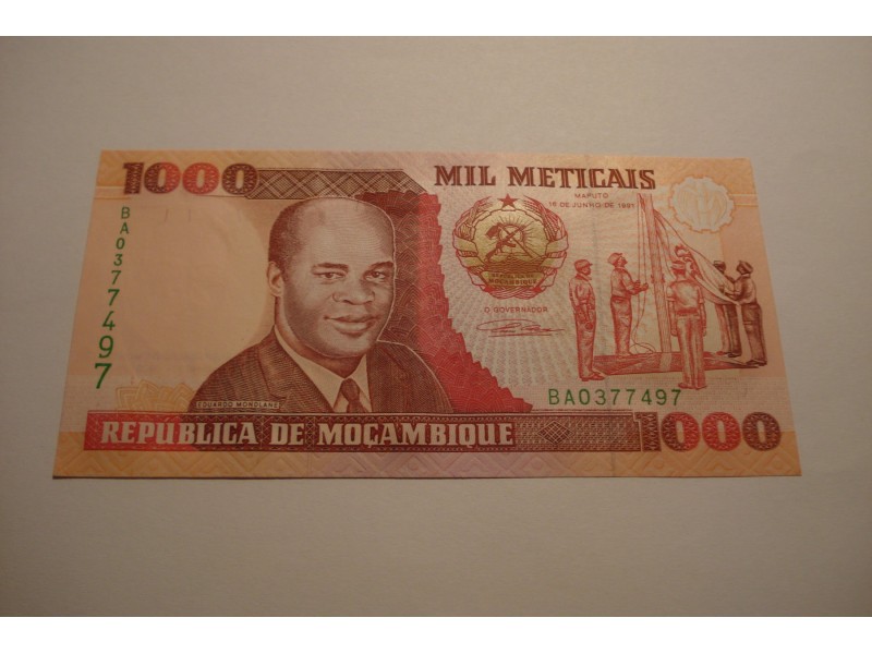 MOZAMBIC - 1000 METICAIS - 1991