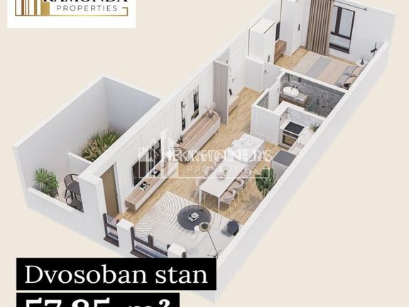 Surcin Stanovi 58m2 i 70m2 bez provizije ID#18