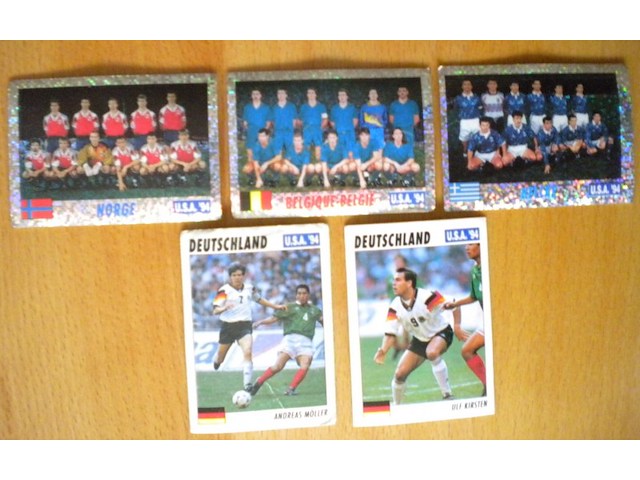 (Sl) 5 sličica `World Cup USA `94` (SL Italy)