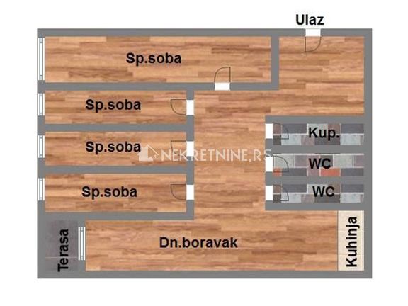 U izgradnji petosoban stan 117m2-Trandzament