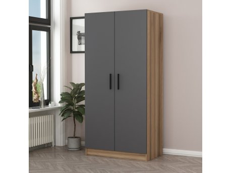 HANAH HOME Kale Anthracite Oak 190