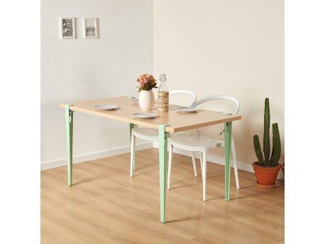 HANAH HOME Trpezarijski sto Eurotas Wooden Mint Green