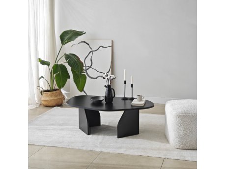 HANAH HOME Sto za dnevnu sobu Rock Black