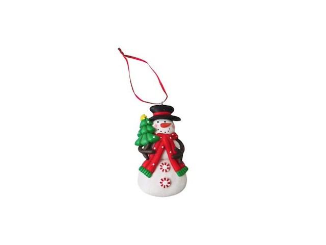 Novogodinji ukras - Snowman, 9 cm