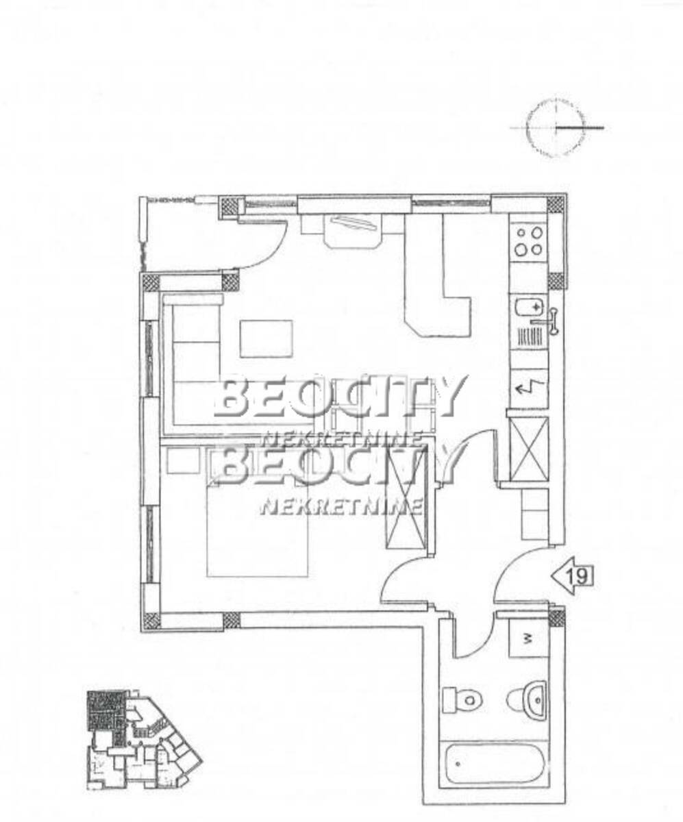 Novi Sad, Novo Naselje, Svetozara Ćorovića, 1.5, 40m2, 96000EUR