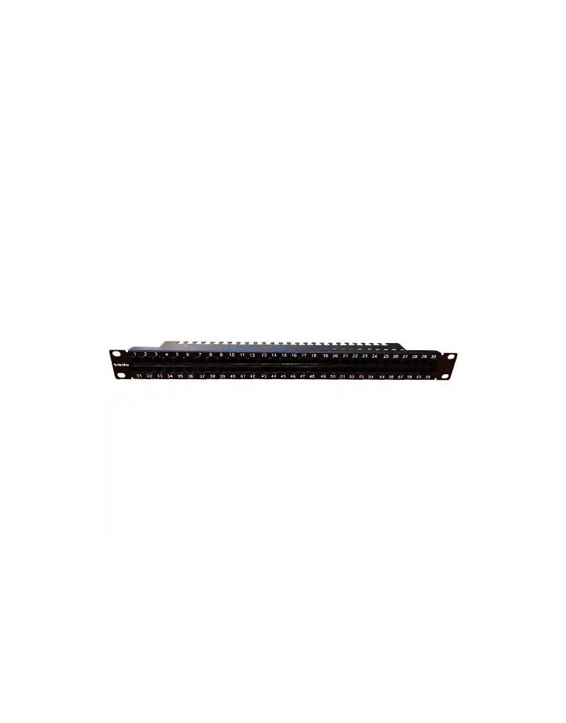 Patch panel 19/1U sa 16 RJ-45 STP kat- 6A Fully Shielded, Krone LSA reglete,---