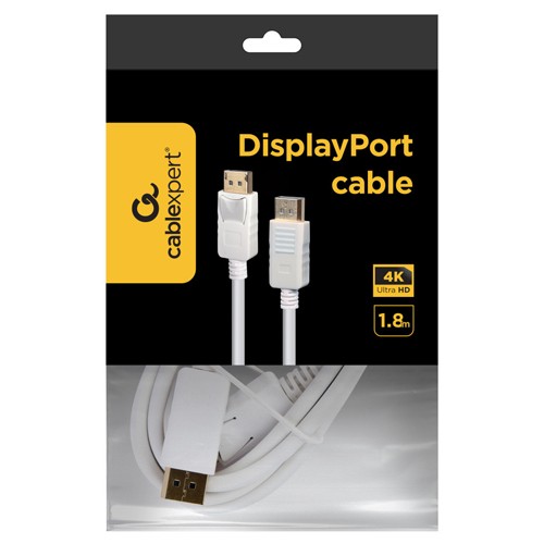 Gembird DisplayPort na DisplayPort 4K Kabl 1.8m | CC-DP2-6-W